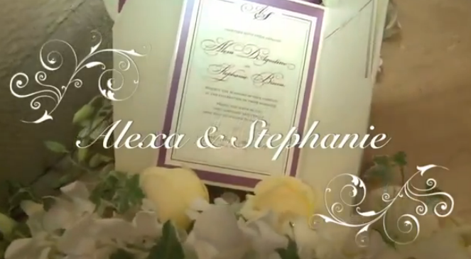 Lesbian Special Alexa and Stephanie - Wedding Ceremony